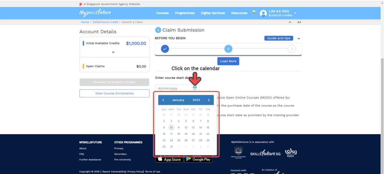 Skillsfuture Claim Guide - CyberQuote Pte Ltd - Singapore