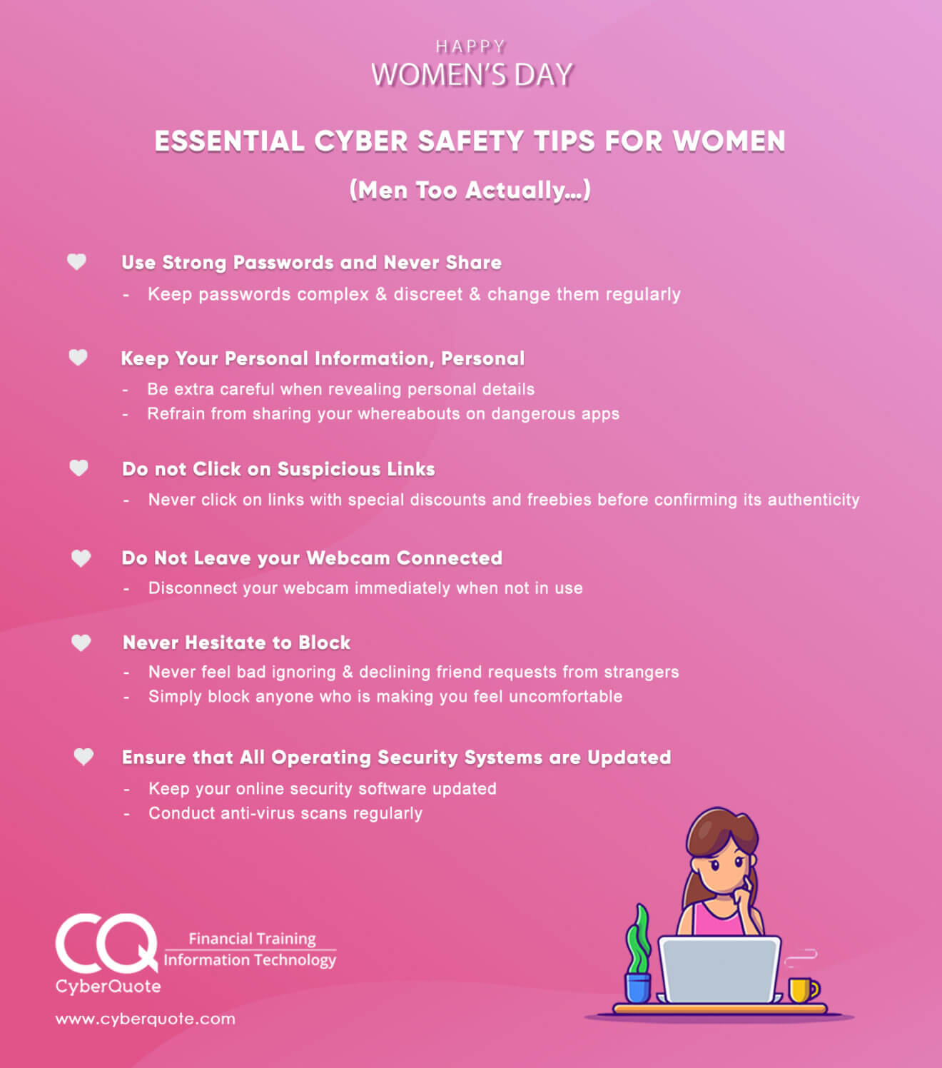 Essential Cyber Safety Tips for Women (Men too Actually ...